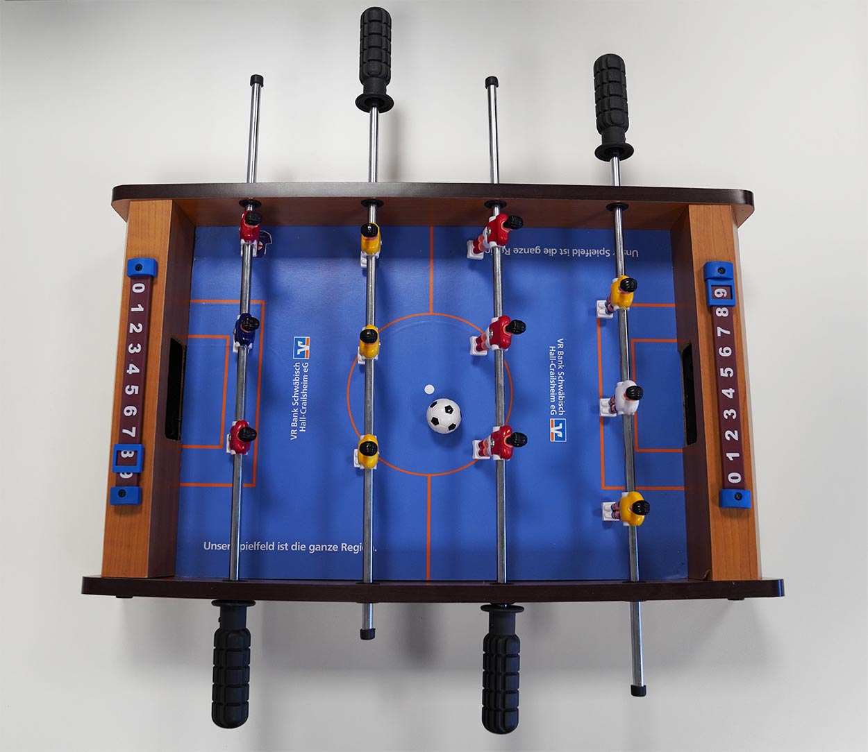 Tischkicker ‘Mini Soccer’ mit Ihrem Logo mit Logo - SIGNal Werbemittel